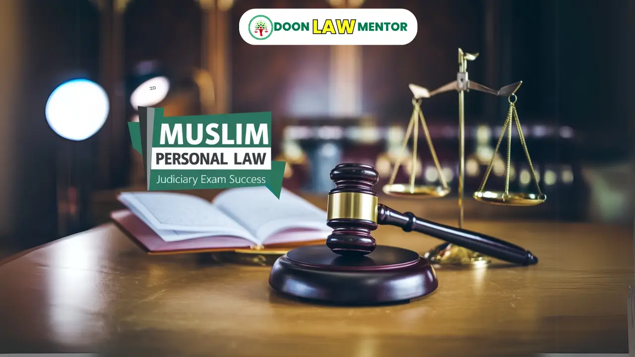 Muslim Personal Law: Key Provisions for Judiciary Exam Success - Doon Law Mentor