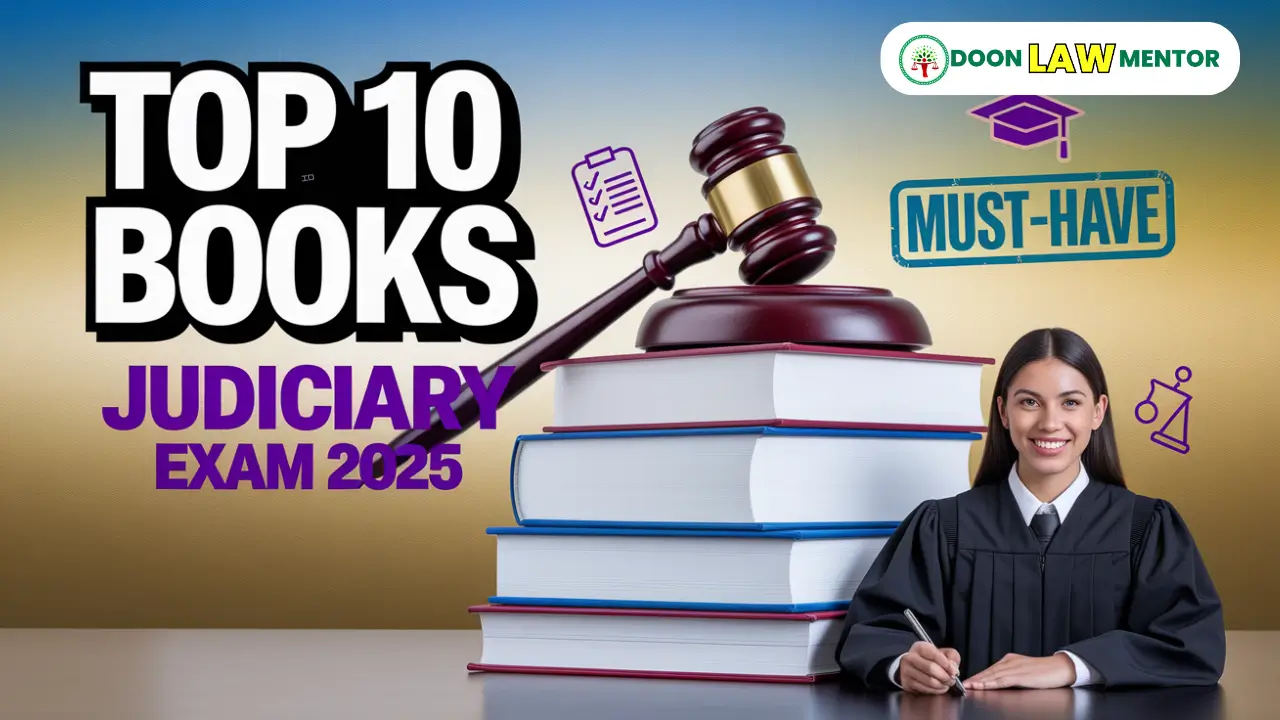 Top 10 Judiciary Exam Preparation Books You Need - Doon Law Mentor